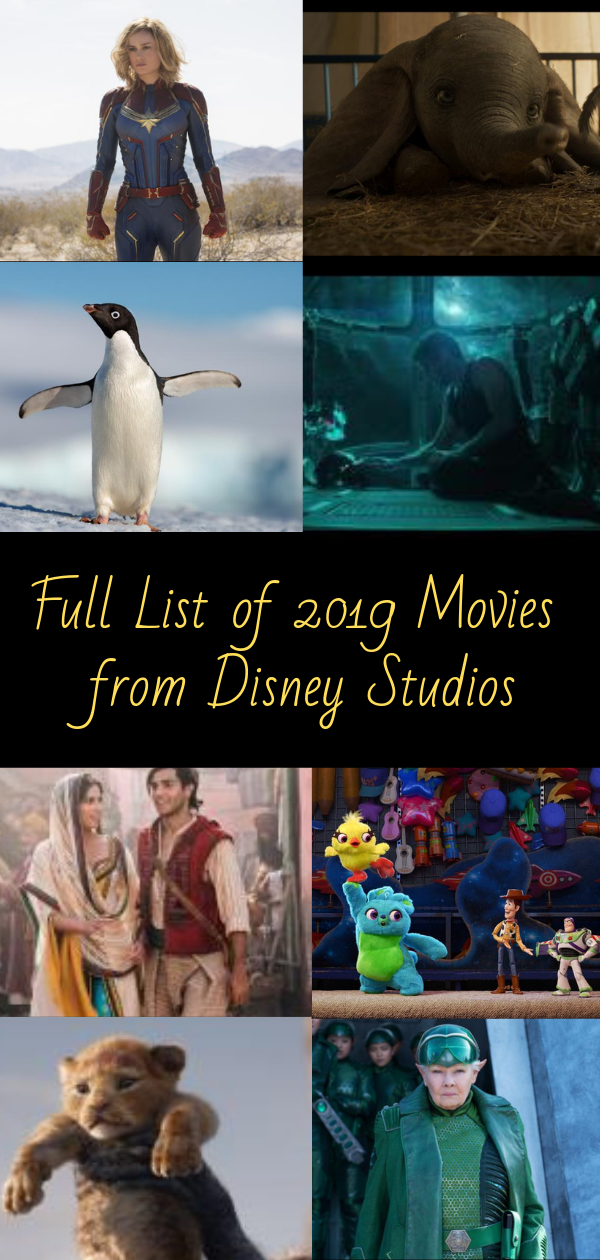 The Year Ahead: List of Disney Movies Coming in 2019 - Sonshine Mama